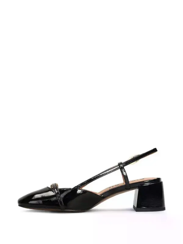 BIBI LOU Patent Finish Slingback Pumps