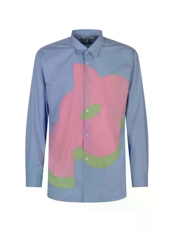 Comme Des Garçons Abstract-patchwork Shirt