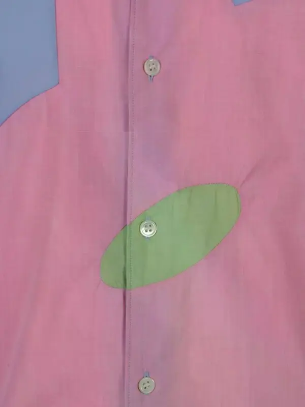 Comme Des Garçons Abstract-patchwork Shirt
