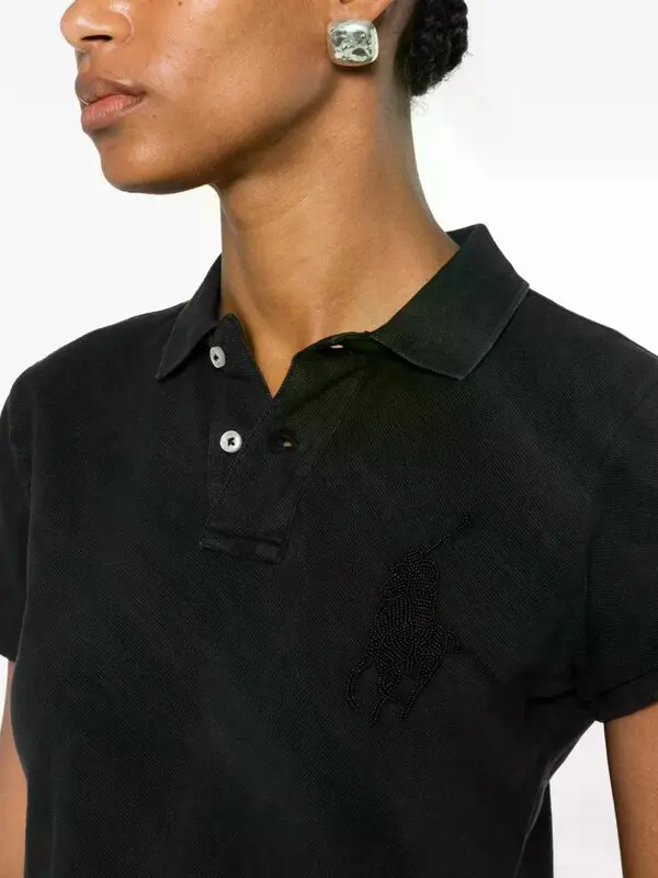 Polo Ralph Lauren Short Sleeve Beaded Pony Polo Shirt