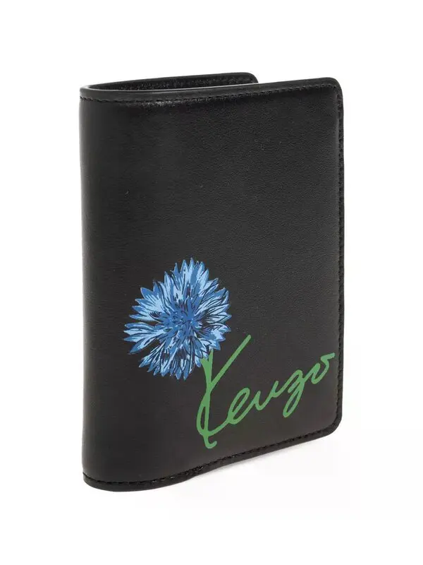 Kenzo Tulip Leather Wallet