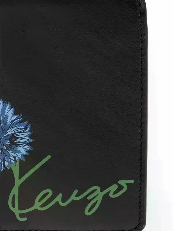 Kenzo Tulip Leather Wallet