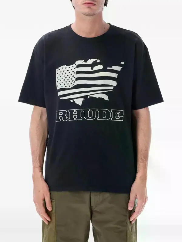 Rhude Graphic-print Logo-print T-shirt