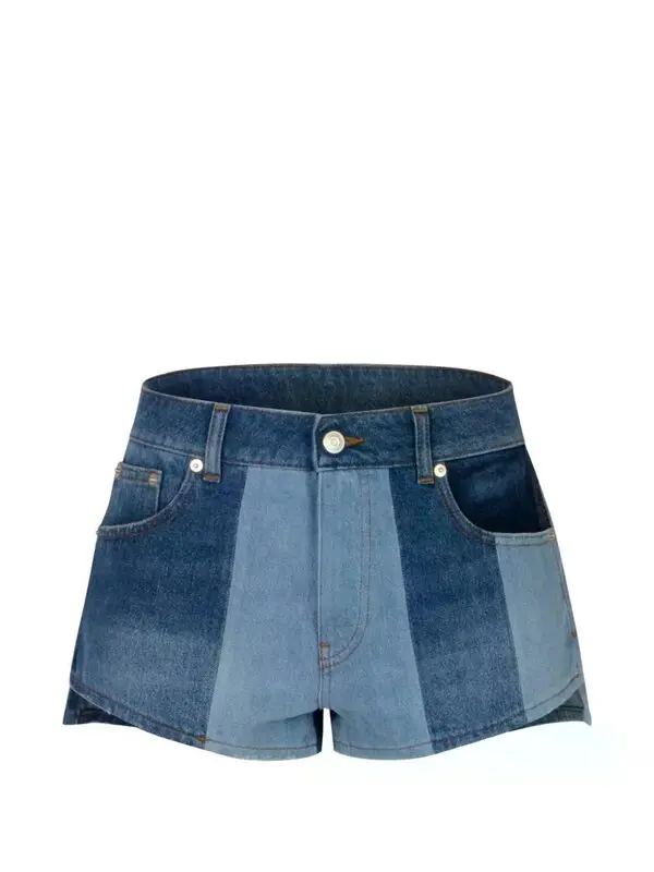 Coperni Patchwork Denim Shorts