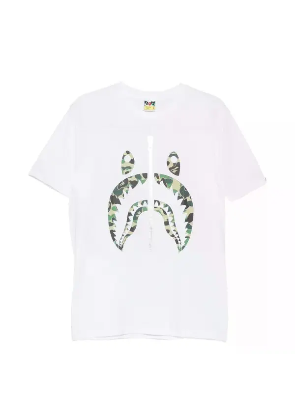 A BATHING APE Camouflage-print T-shirt - Neutrals