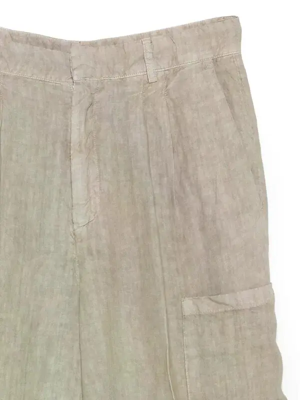COSTUMEIN Patch-pocket Linen Shorts
