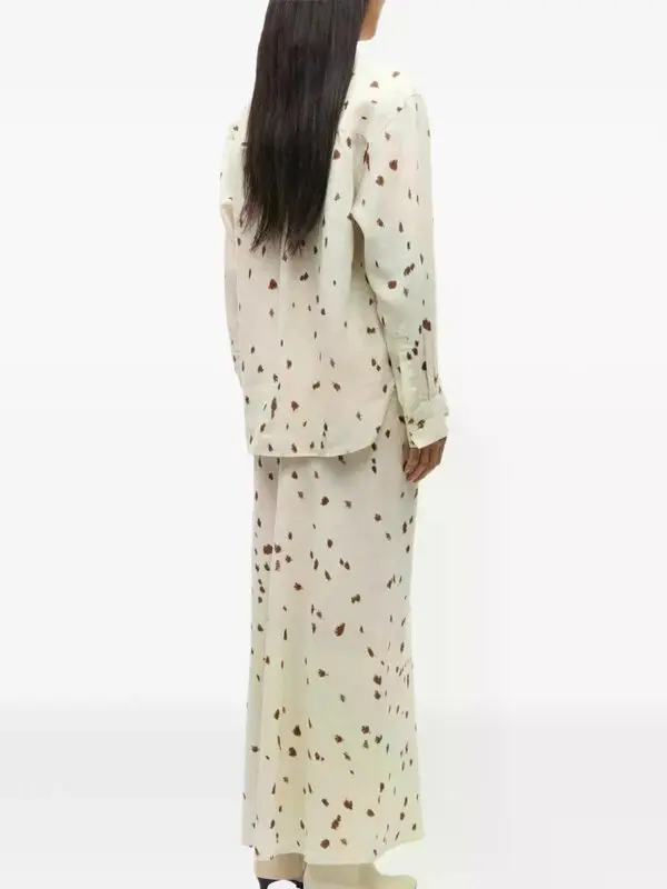 SAMSOE SAMSOE Polka-dot Linen Shirt