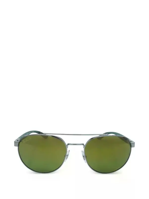 Ray-ban Chromance Polarized Pilot Sunglasses - Grey