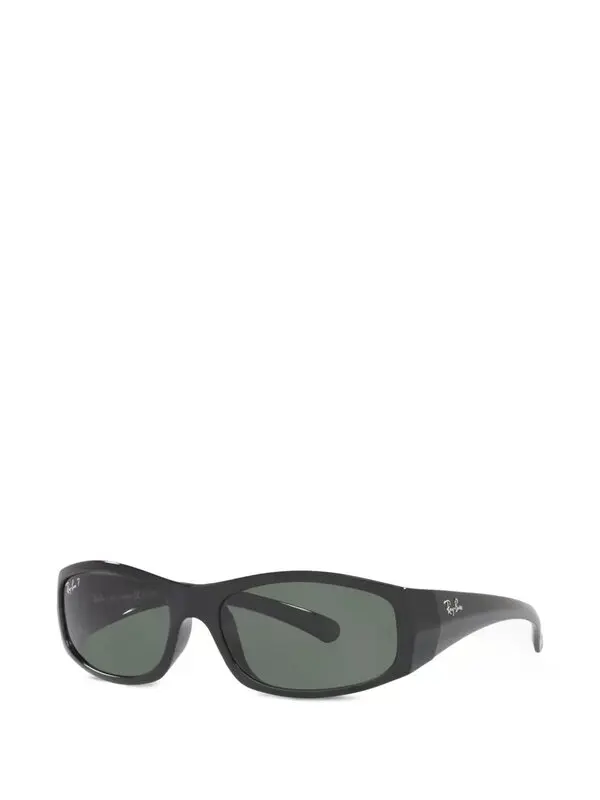 Ray-ban Rectangle Frame Polarized Sunglasses - Black