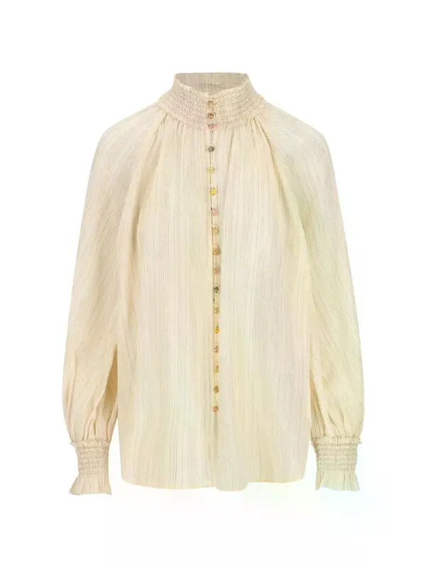 Zimmermann Aster Metallic-stripe Shirt