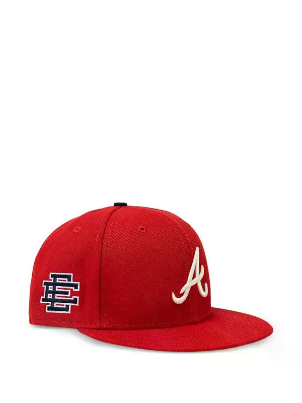 New Era Eric Emanuel X Atlanta Braves Logo Cap - Red
