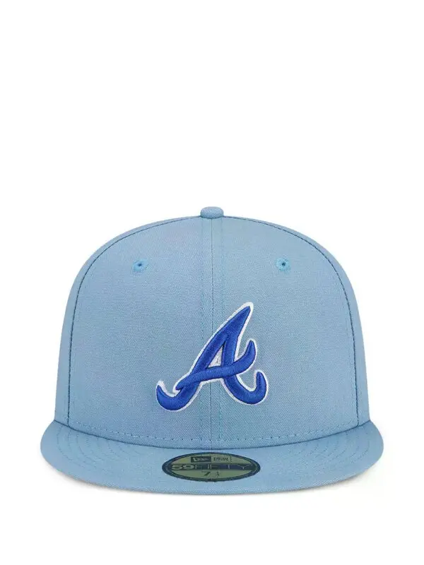 New Era Atlanta Braves X Eric Emanuel Embroidered Logo Cap - Blue