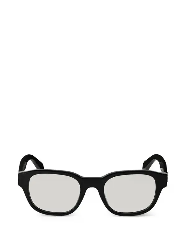 Off-White Rectangle Frame Glasses - Black
