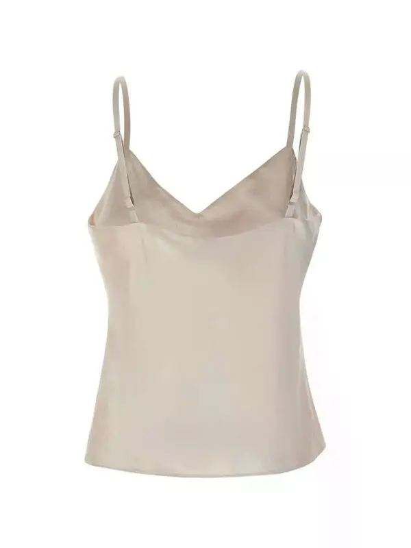 Vince Satin V-neck Top