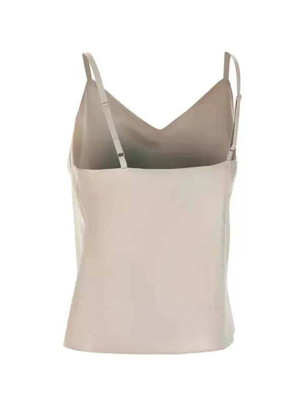 Vince Satin V-neck Top
