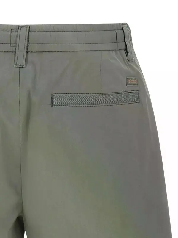 BOSS Poplin Chino Shorts With Drawstring Waist