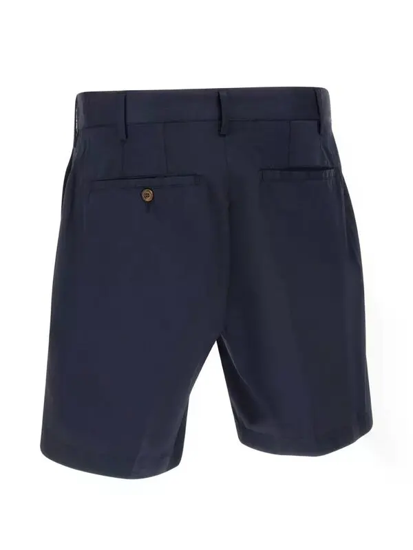 PERFECTION Navy Elasticated Waistband Shorts