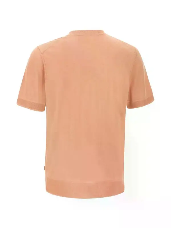 BOSS L-nottano Silk V-neck Short Sleeve Sweater