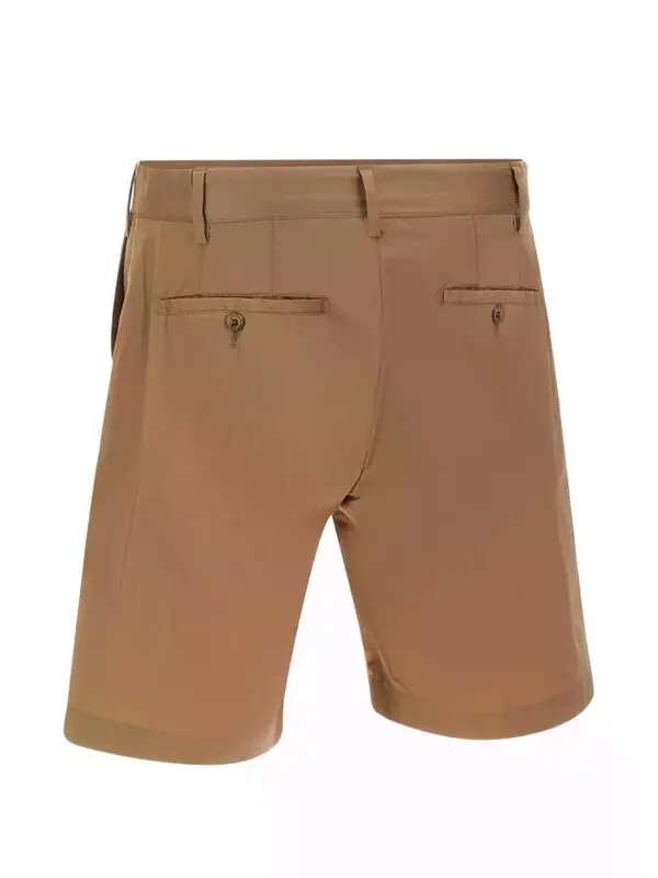 PERFECTION Chino Shorts With Elastic Inserts
