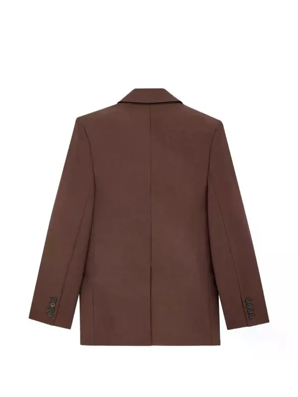 Saint Laurent Peak Lapel Double Breasted Jacket