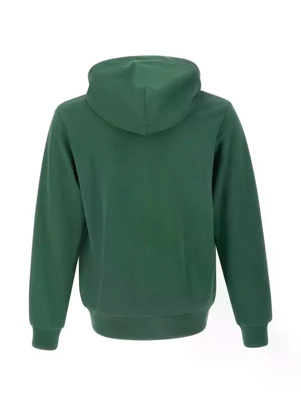 Lacoste Zip-up Logo-patch Hoodie