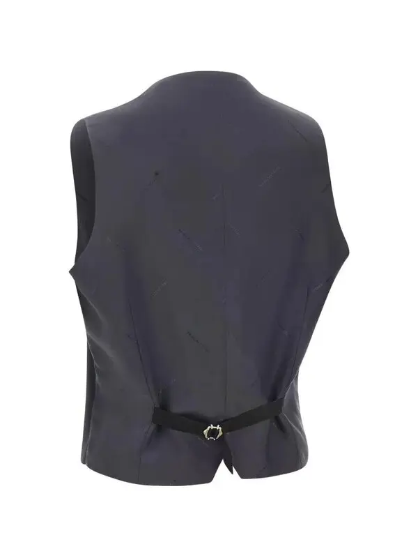 Tagliatore V-neck Wool Waistcoat