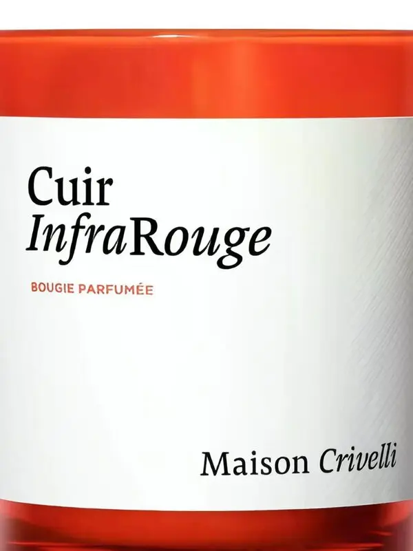 MAISON CRIVELLI Cuir Infrarouge Candle - Red