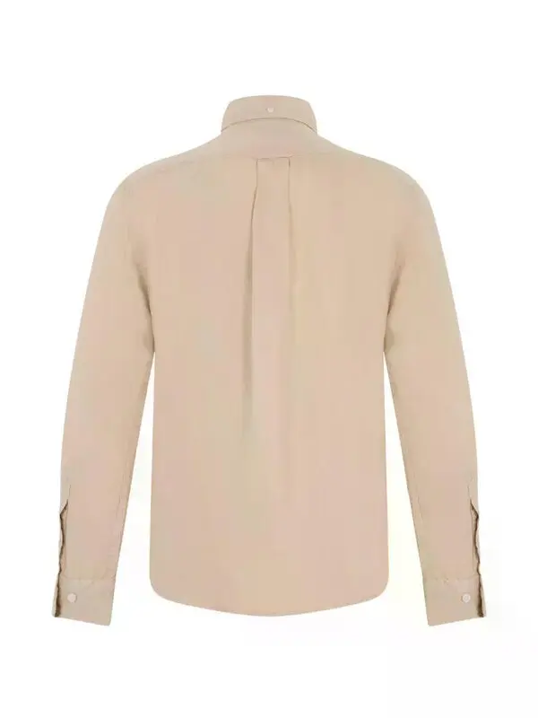 Gant Long-sleeve Linen Shirt - Neutrals