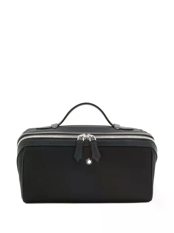 Montblanc Logo-plaque Top-handle Wash Bag - Black