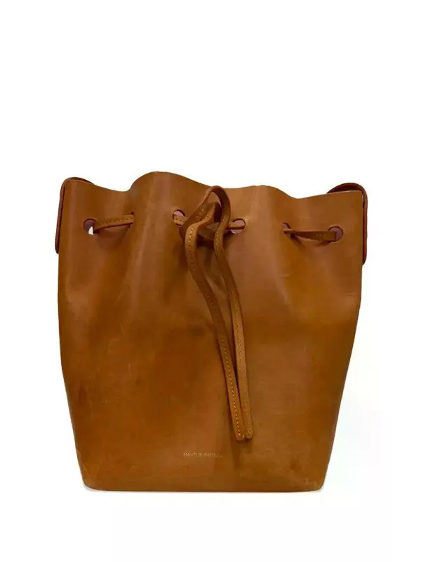 MANSUR GAVRIEL Mini Bucket Bag - Brown