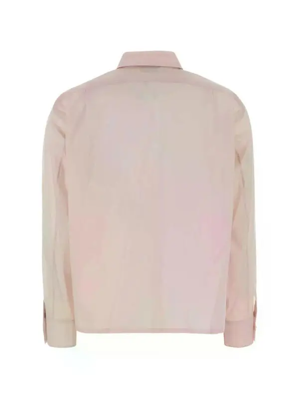 JIL SANDER Long Sleeve Cotton Shirt - Pink
