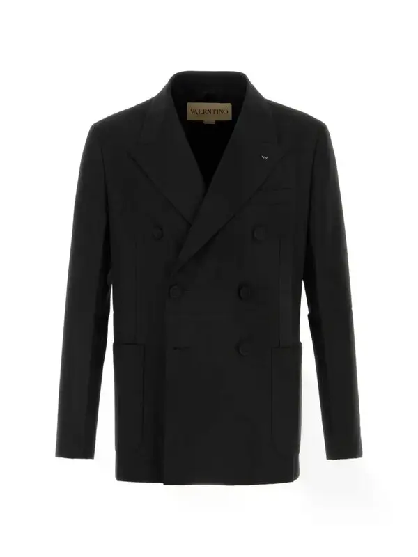Valentino Garavani Double-breasted Wool Blazer