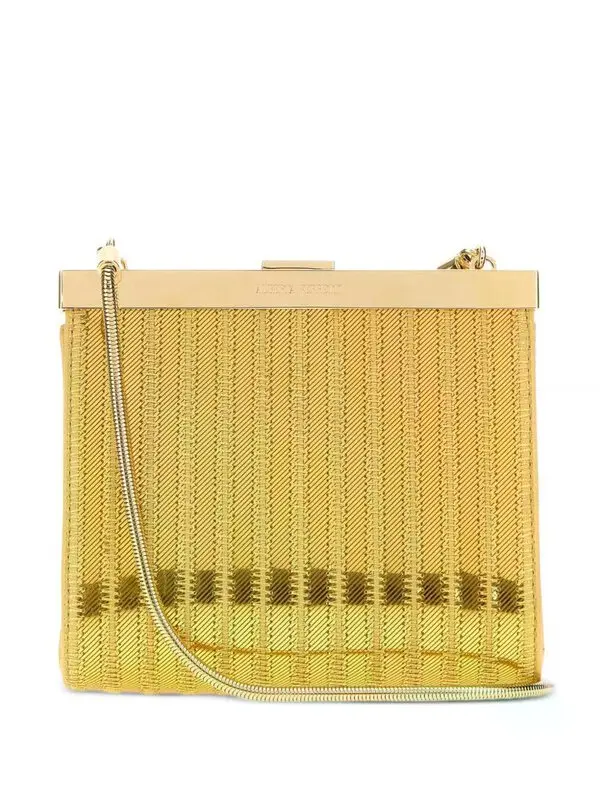 Alberta Ferretti Ribbed-knit Shoulder Bag