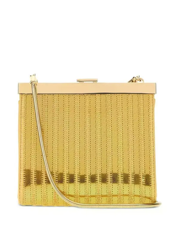 Alberta Ferretti Ribbed-knit Shoulder Bag