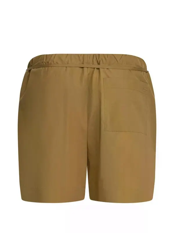 Loulou De Saison Beige Cotton Drawstring Waist Shorts