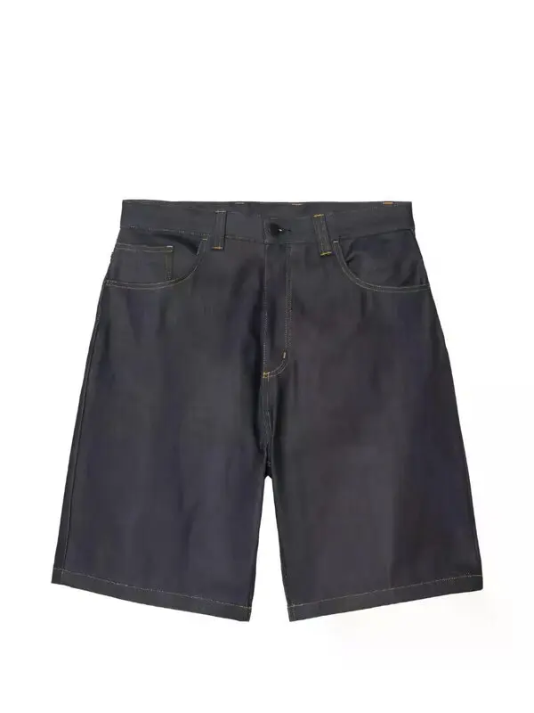 Carhartt Work In Progress Brandon Logo-patch Denim Shorts