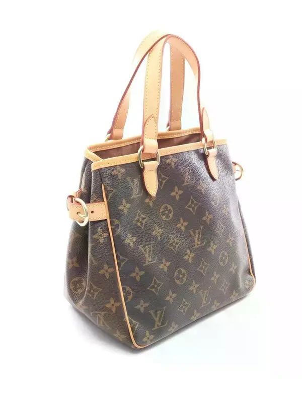 LOUIS VUITTON Monogram Vertical Batignolles Pm Handbag - Brown