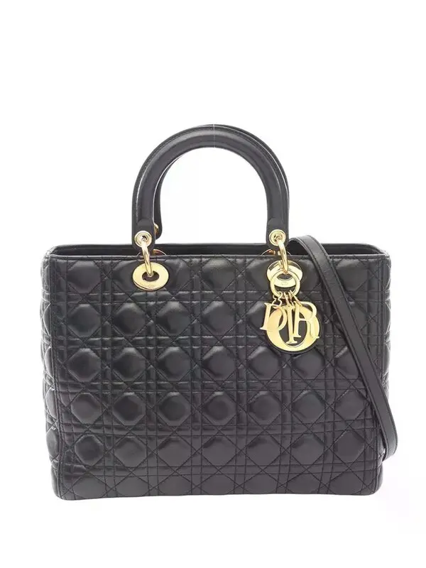 Dior Lady Large Satchel - Black