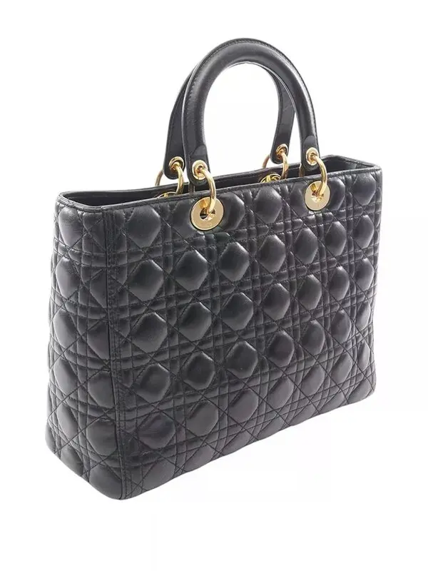 Dior Lady Large Satchel - Black