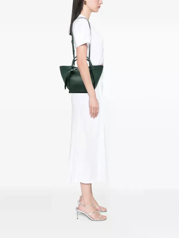 Celine Grained Calfskin Big Bag Satchel - Green