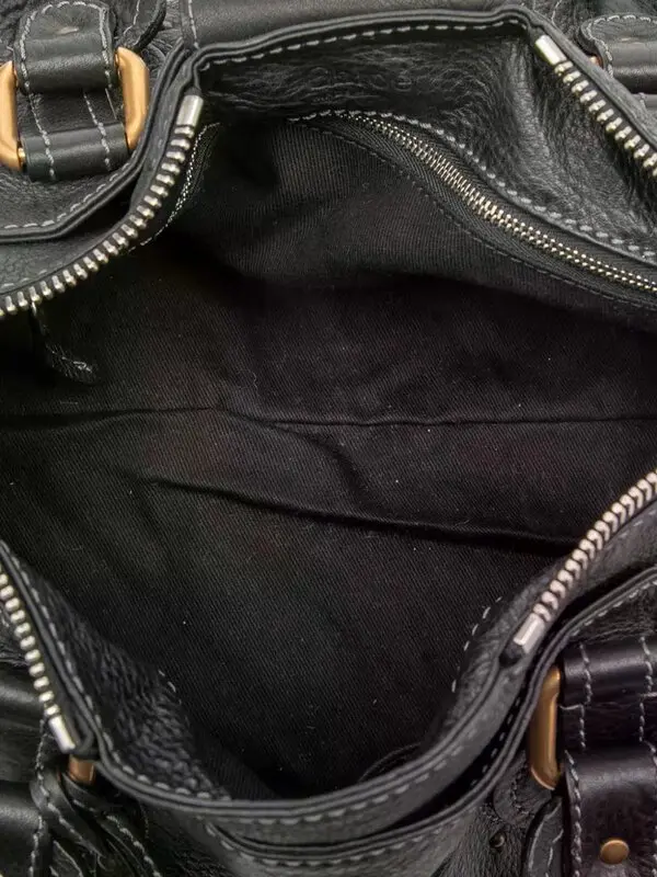 Chloé Leather Paddington Handbag - Black