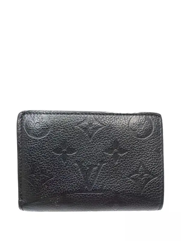 LOUIS VUITTON 2021-2026 Monogram Empreinte Clea Wallet Small Wallets - Black