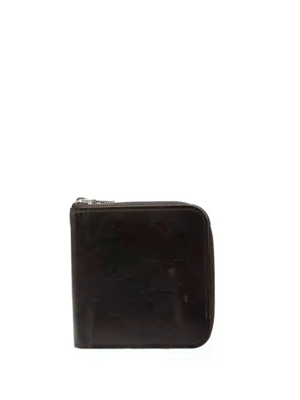 LOUIS VUITTON 2003 Monogram Glace Zippy Wallet Small Wallets - Brown