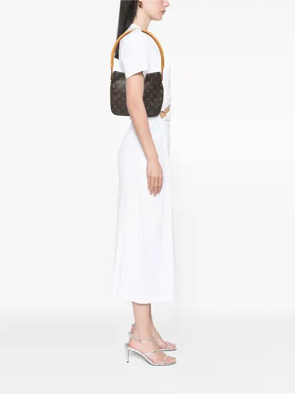 LOUIS VUITTON Monogram Looping Mm Shoulder Bag - Brown