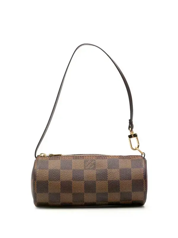 LOUIS VUITTON Damier Ebene Papillon Pochette Handbag