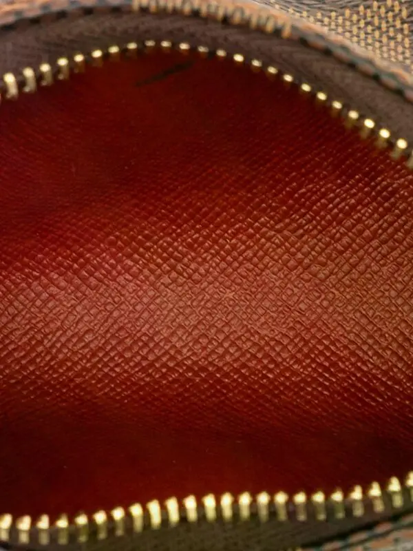 LOUIS VUITTON Damier Ebene Papillon Pochette Handbag - Brown