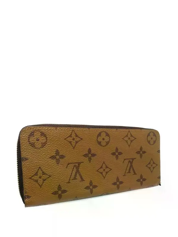 LOUIS VUITTON 2021-2026 Monogram Reverse Clemence Wallet Long Wallets - Brown