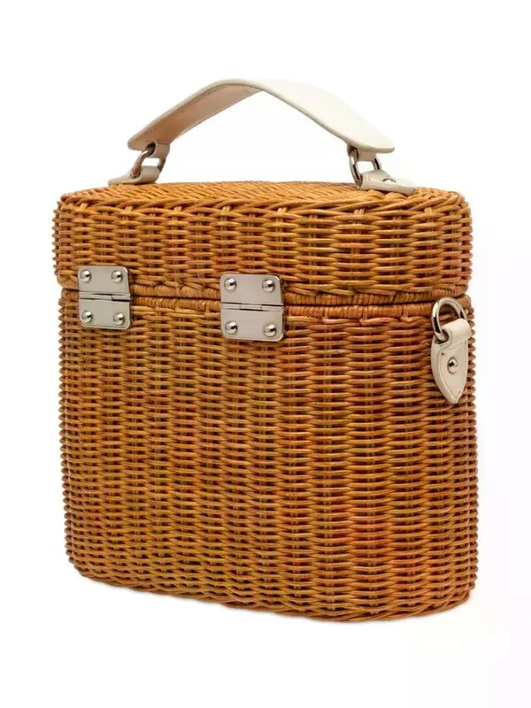 Miu Miu Wicker Top Handle Satchel