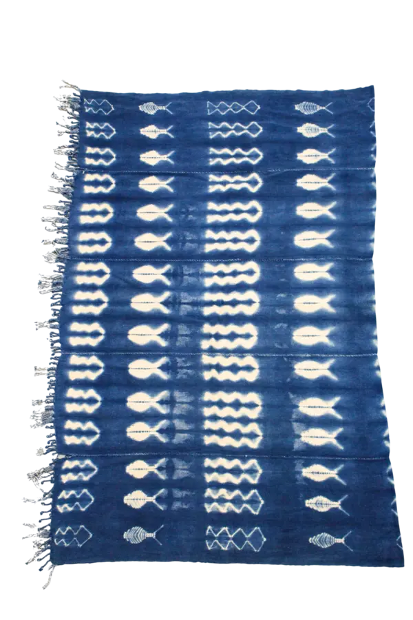Botanical Boys Blue / White Indigo Cloth Twenty One Two