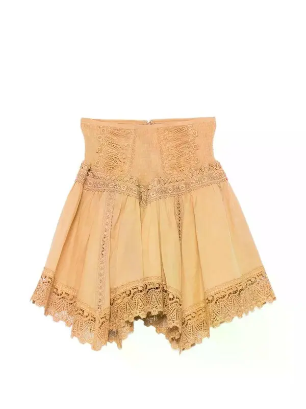 Charo Ruiz Ibiza Lace-trim Mini Skirt